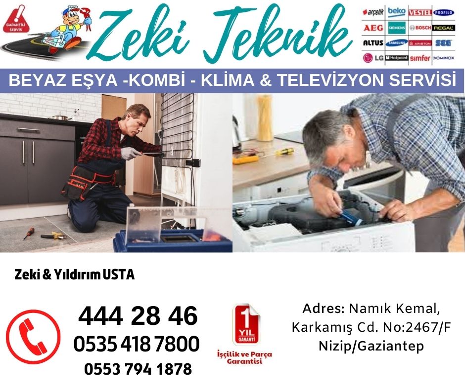 Nizip Beyaz Eşya Servisi Gaziantep | Buzdolabı Tamircisi 444 28 46